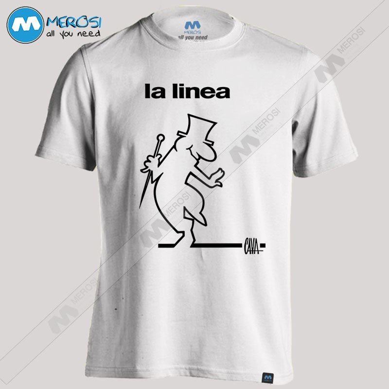 تیشرت طرح La Linea Logo